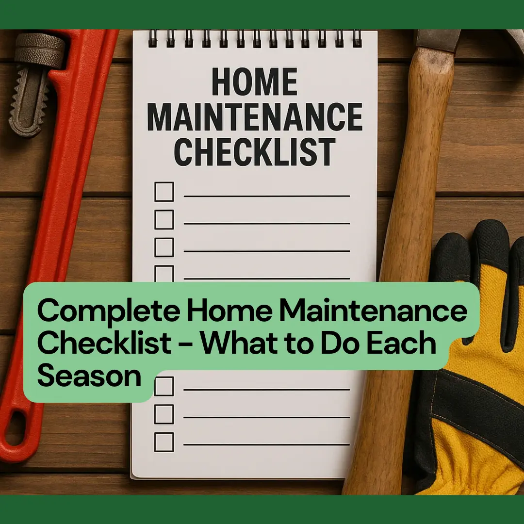 Learn Home Maintenance Checklist for Canadian Homeowners (By Season)