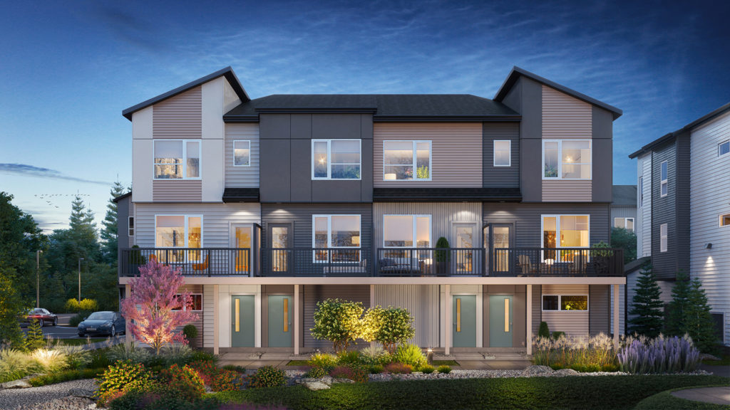 NE Calgary Townhomes RedStonePark